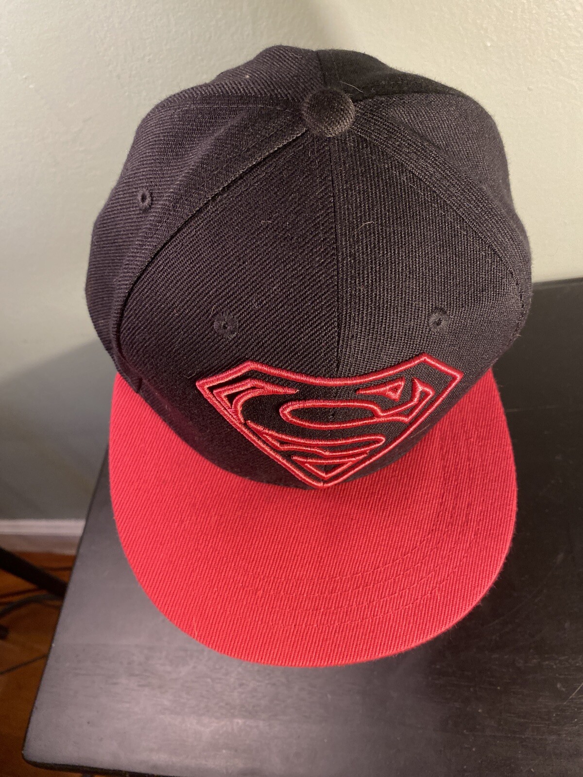 Superman Superwoman Six Flags Souvenir Snapback Baseball Cap Pink Black ...