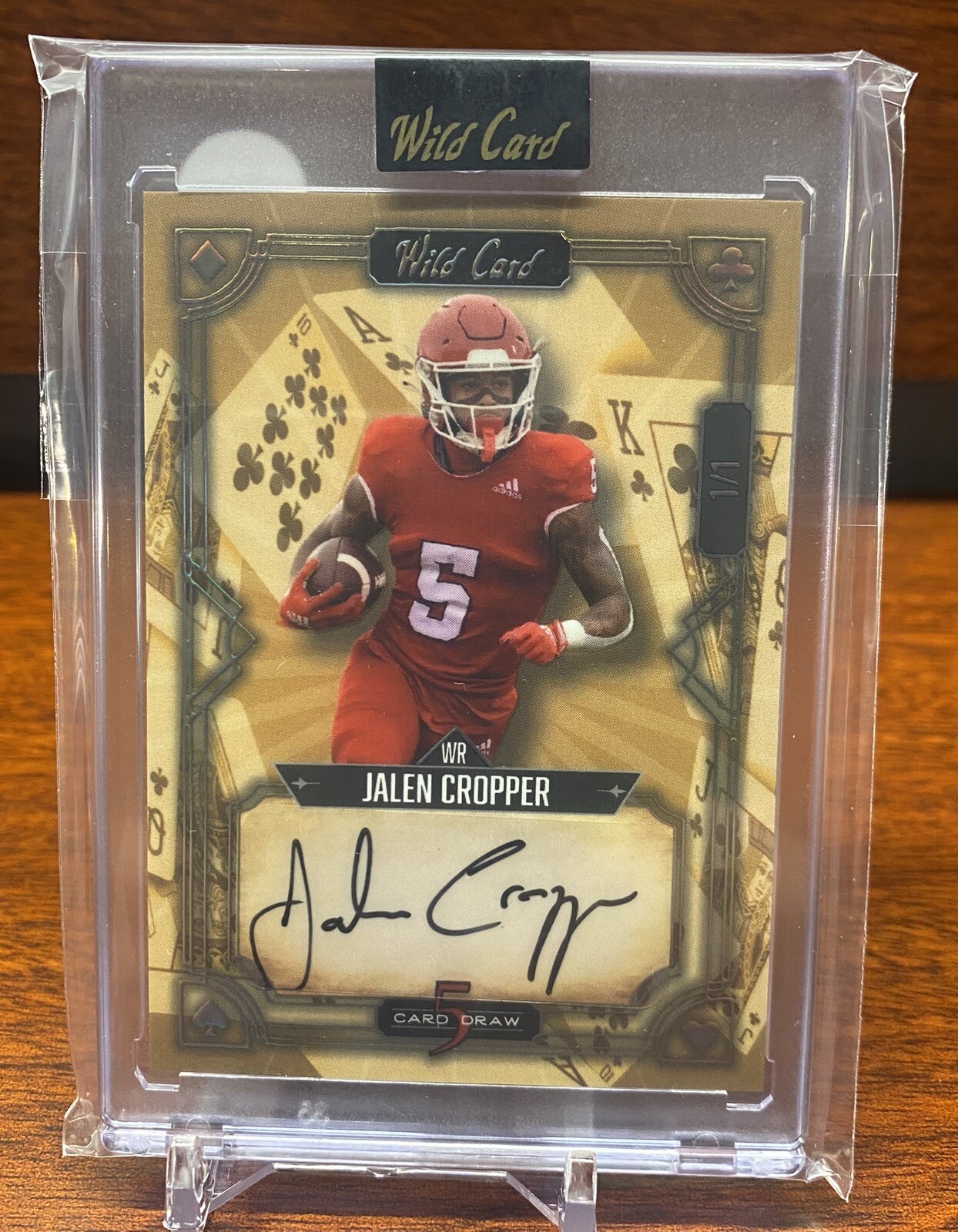 2023 Wild Card 5 Card Draw 1/1 RC AUTO JALEN CROPPER Dallas Cowboys | eBay