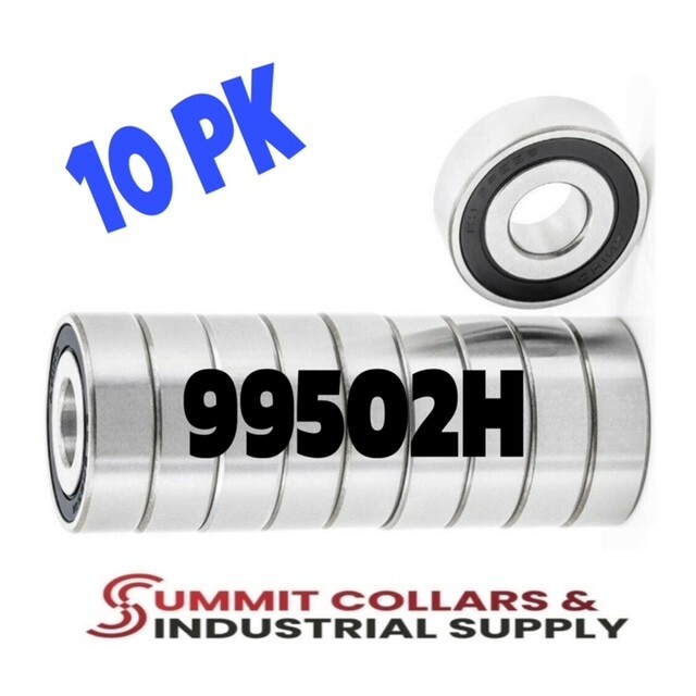 (10) 99502H Ball Bearing 5/8"x1-3/8"x7/16" 6202-10, 6202 5/8", SC0228 ...