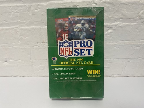 1990-NFL Pro Set Football Cards-Series 1-Factory Sealed Box (36 packs ...