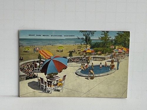 Grant Park Beach Milwaukee Wisconsin WI Postcard A14 | eBay