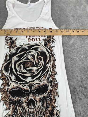 Vintage Y2K Mayhem Music Festival Tank Top Women’s Size XL White | eBay