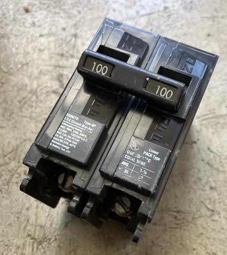 ITE EQ9675 Q2100H 2 Pole 100 AMP 120/240 Volt Circuit Breaker | eBay