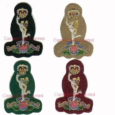 Official Royal Signals Officers Cap Badges Wire Embroided ( SAS PARA ...