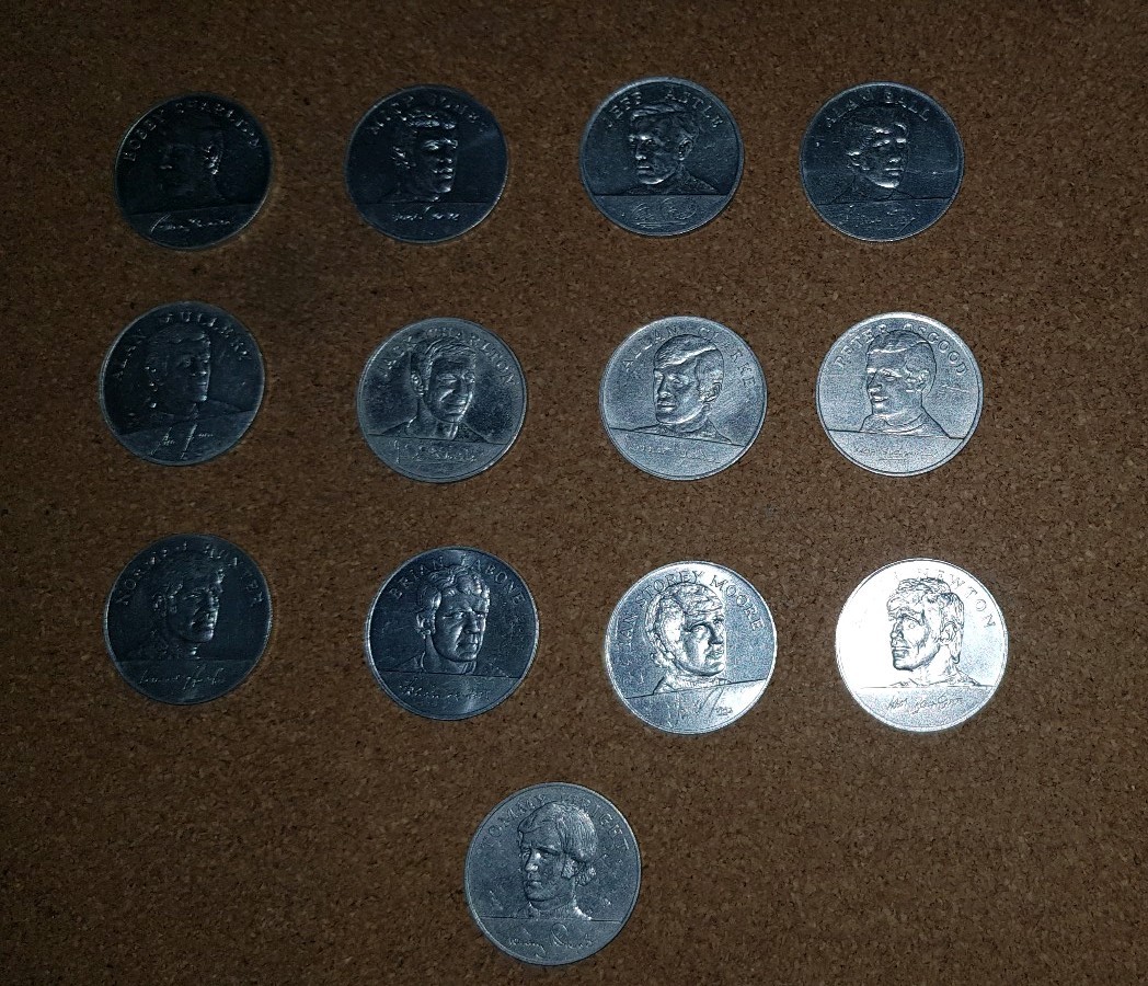 Esso Official England Football World Cup Squad Coin Medal Mexico 1970 ...