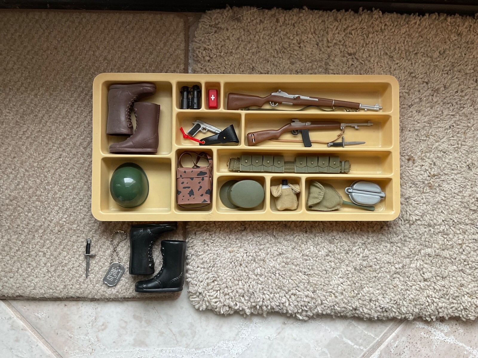 GI Joe 40th Anniversary Footlocker Tray with Equipment | eBay