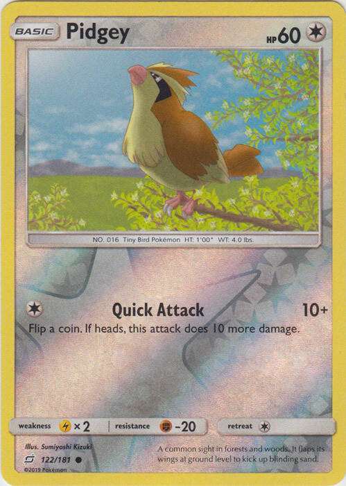Pidgey (Common)[SM09]: Buy and Sell Prices & Values - Pokécazilla