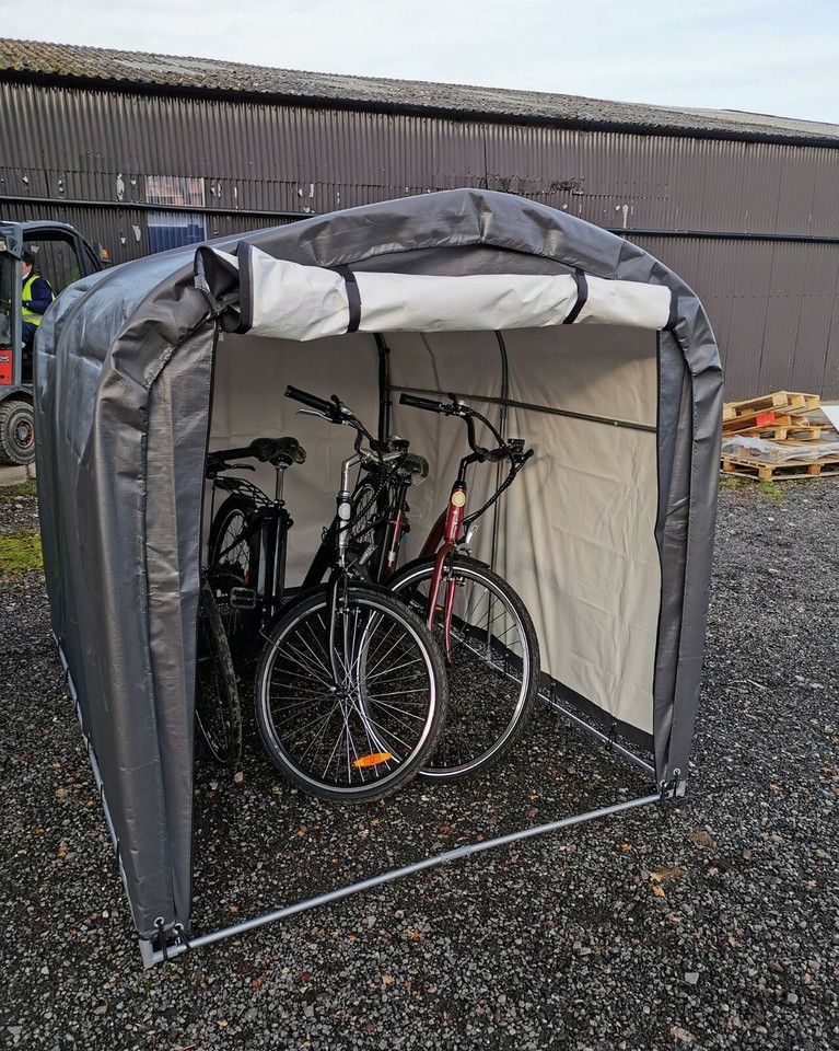 Garden Storage Shelter Bike Shed Log Store Bicycle Tent L: 2.2 xW: 1.55 ...