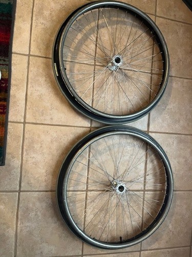 24” Quickie Spoke Wheelchair PRIMO Tires Rear Wheel | eBay
