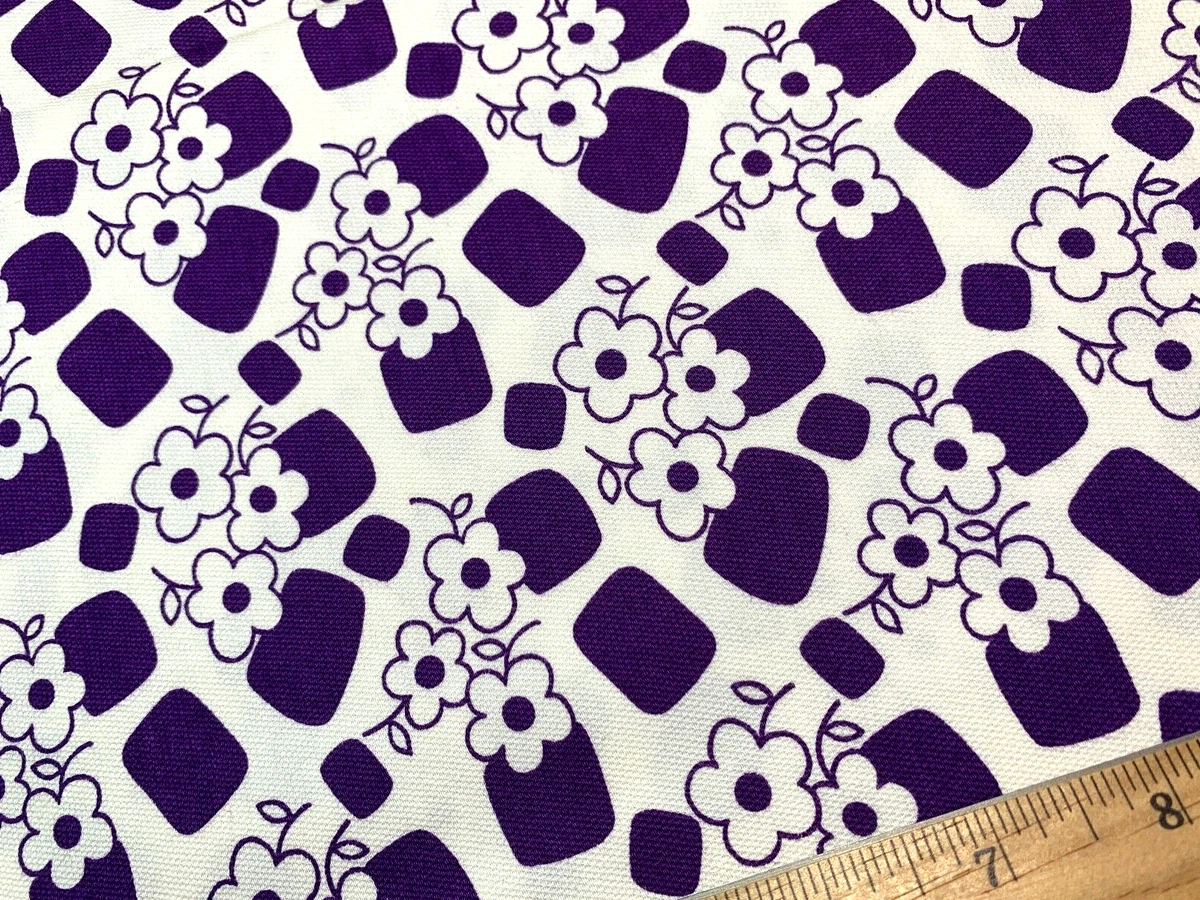 60s Flower Power Purple