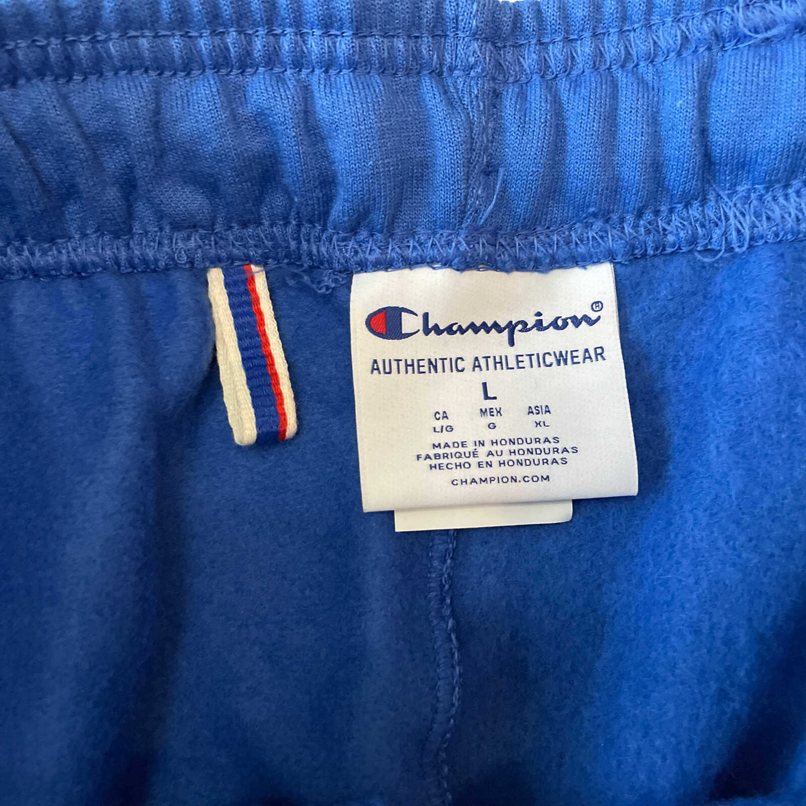 Champion Royal Blue Fleece Sweat Shorts Men’s L 7” Inseam 4 Pockets NWT ...