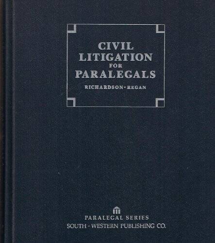 Civil Litigation for Paralegals (Paralegal series) - Hardcover - GOOD ...