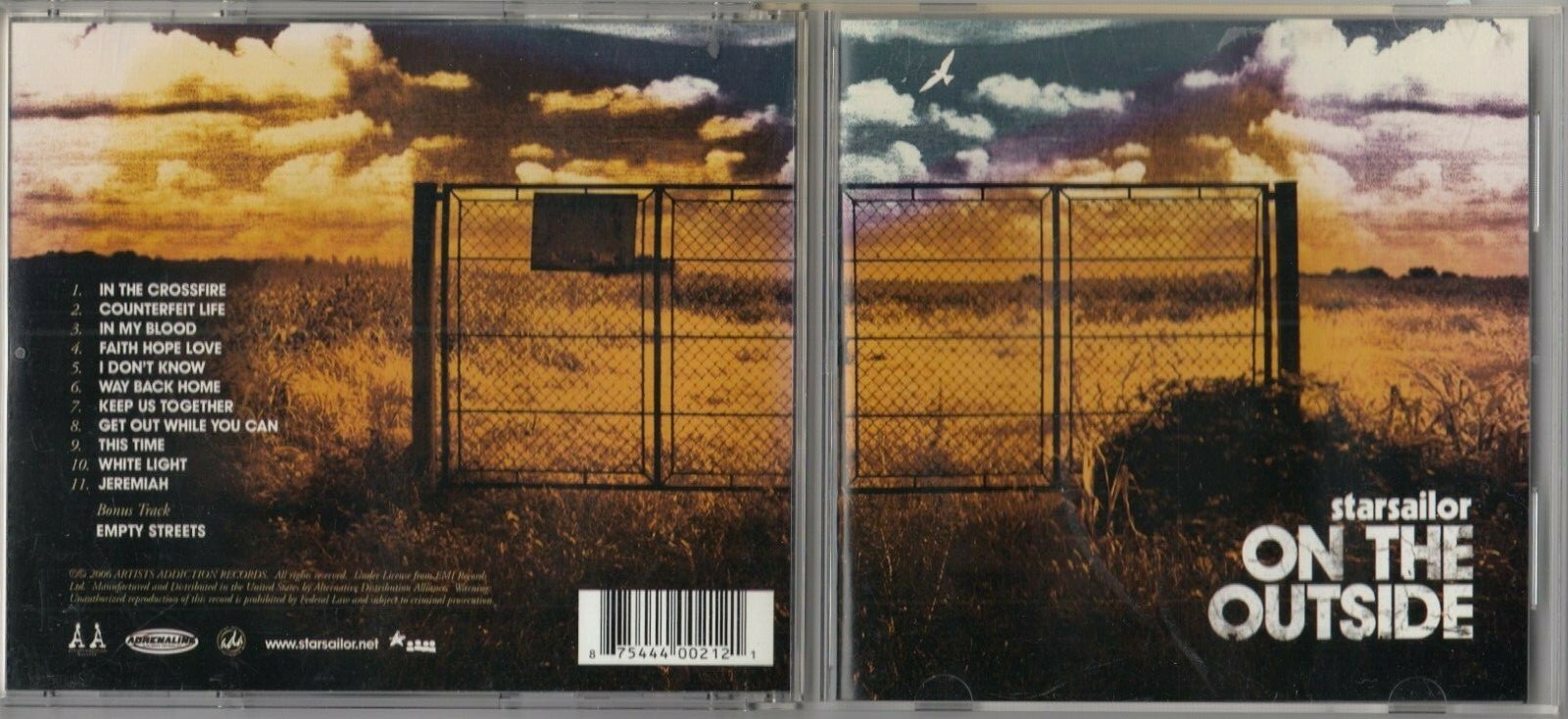 Starsailor - On the Outside (CD, Dec-2009, Adrenaline) 875444002121| eBay