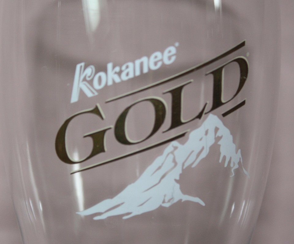 KOKANEE GOLD B. C. CANADIAN BREWERY BEER DRINKING GLASS 14-16 OZ. | eBay