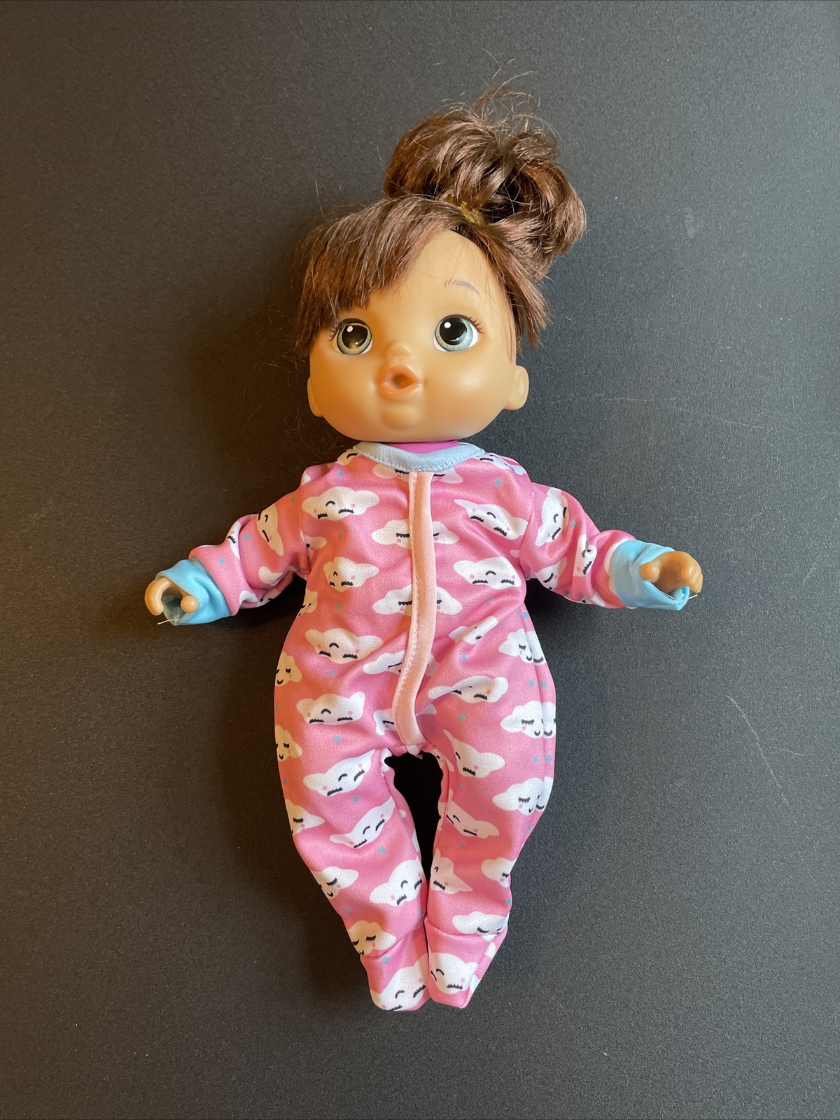Clouds Footed Sleeper Doll Clothes 12” Baby Alive 10” Haba Roya Cry ...