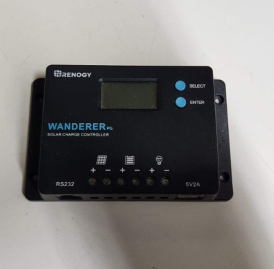Renogy Wanderer Common Positive 10A PWM Solar Charge Controller 12V 24V ...
