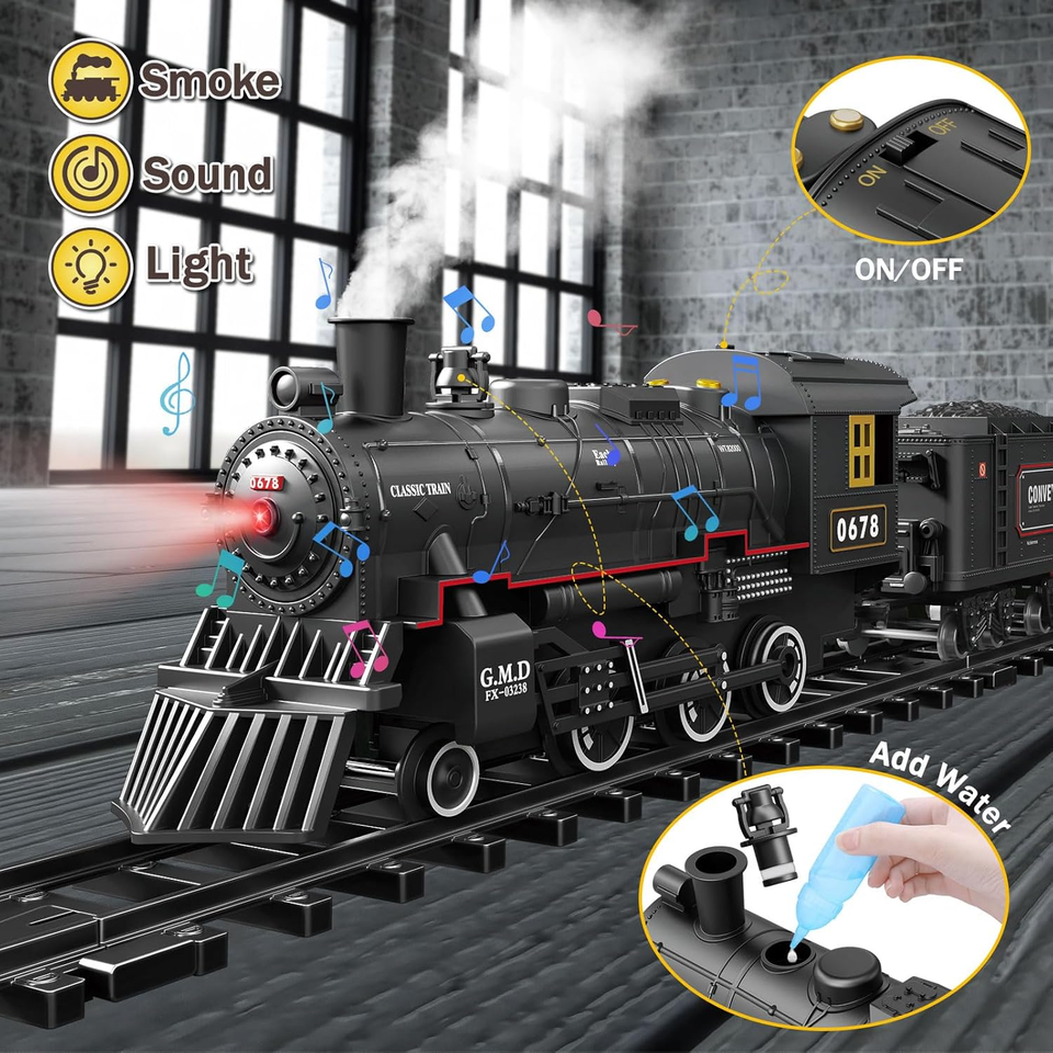 Remote Control Electric Train Set for Kids - Perfect Christmas Gift! | eBay