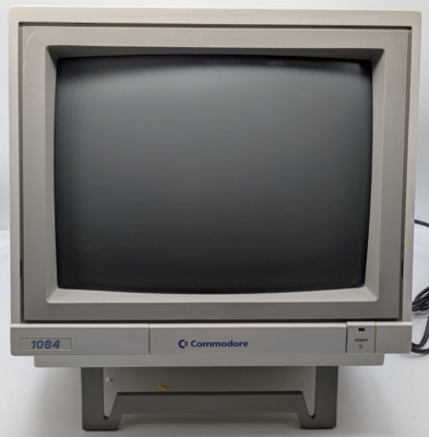 Commodore 1084 Monitor - Top Zustand 💎RGB/CRT 14" für Amiga C64 SNES🔥 ...