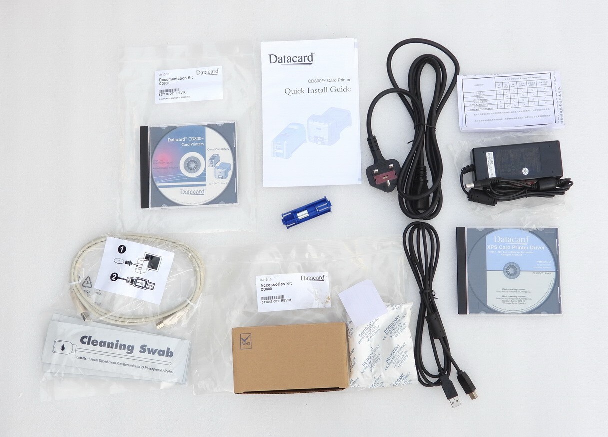 NOS DATACARD CD800 ID CARD DUPLEX COLOR THERMAL PRINTER MODEL PX30 ...