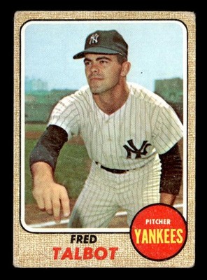 1968 Topps #577 Fred Talbot New York Yankees | eBay