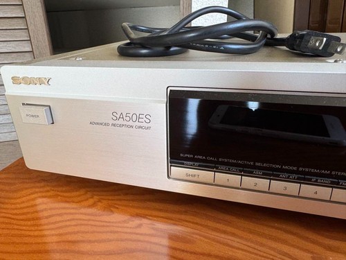 SONY ST- SA50ES Radio Tuner FM/AM Silver Used JPN | eBay