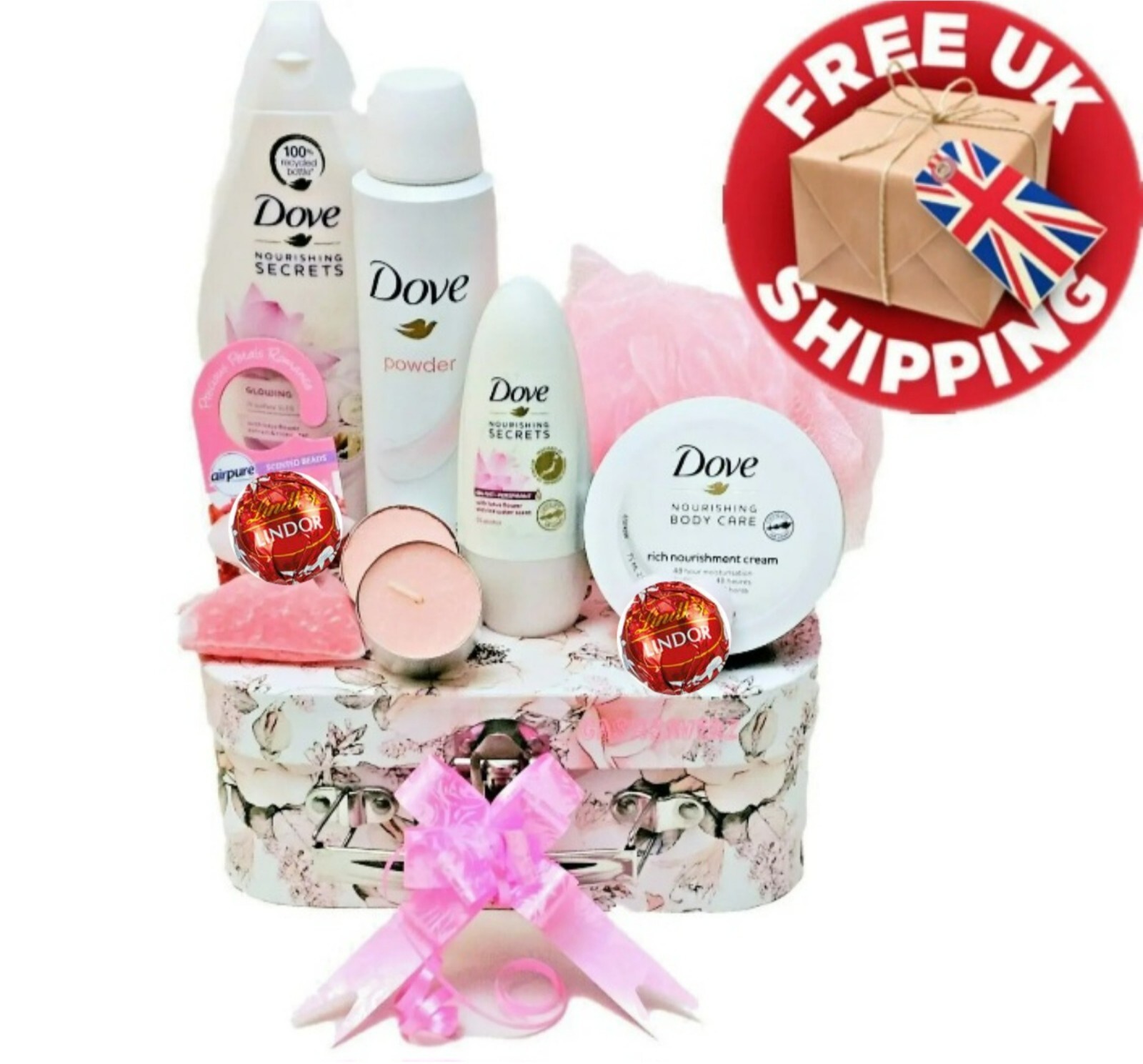 Ladies Dove Pamper 11 Pcs Valentines Gift Set Birthday Girlfriend Wife ...