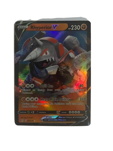 Rhyperior V 095/189 Darkness Ablaze Pokemon TCG NM - Mint Ultra Rare ...