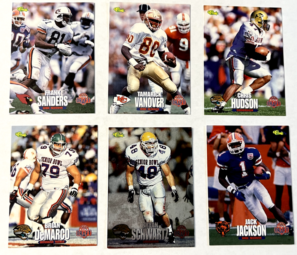 1995 Classic Games 1995 Draft Class #51 Chris Hudson Jacksonville ...
