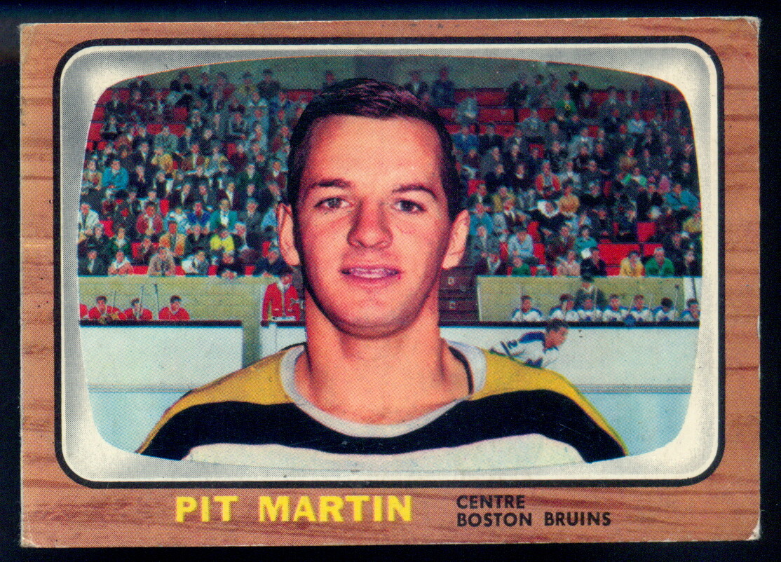 1966-67 TOPPS NHL HOCKEY #41 Pit Martin EX Cond BOSTON BRUINS Card | eBay