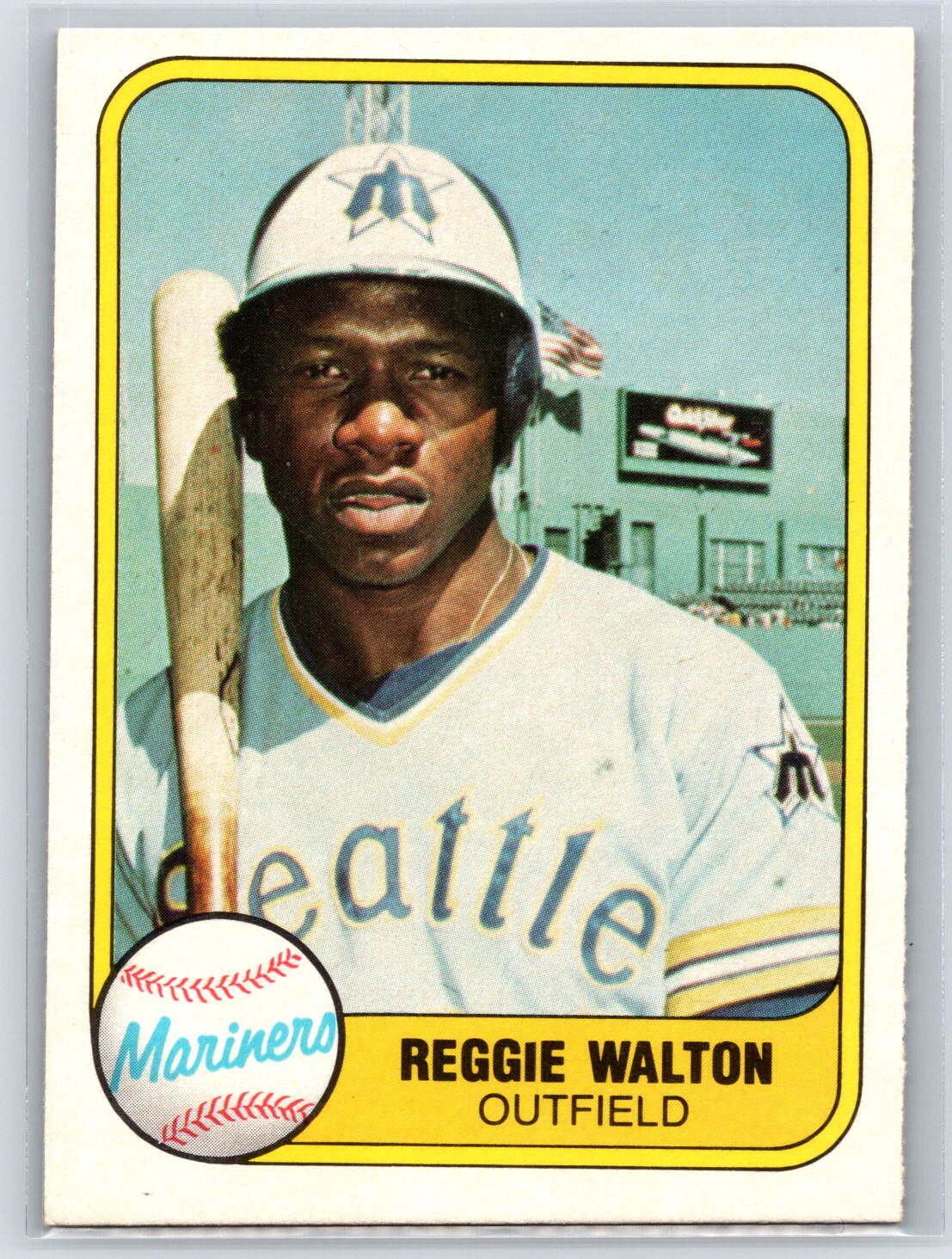 1981 Fleer #609 Reggie Walton NM Seattle Mariners RC | eBay