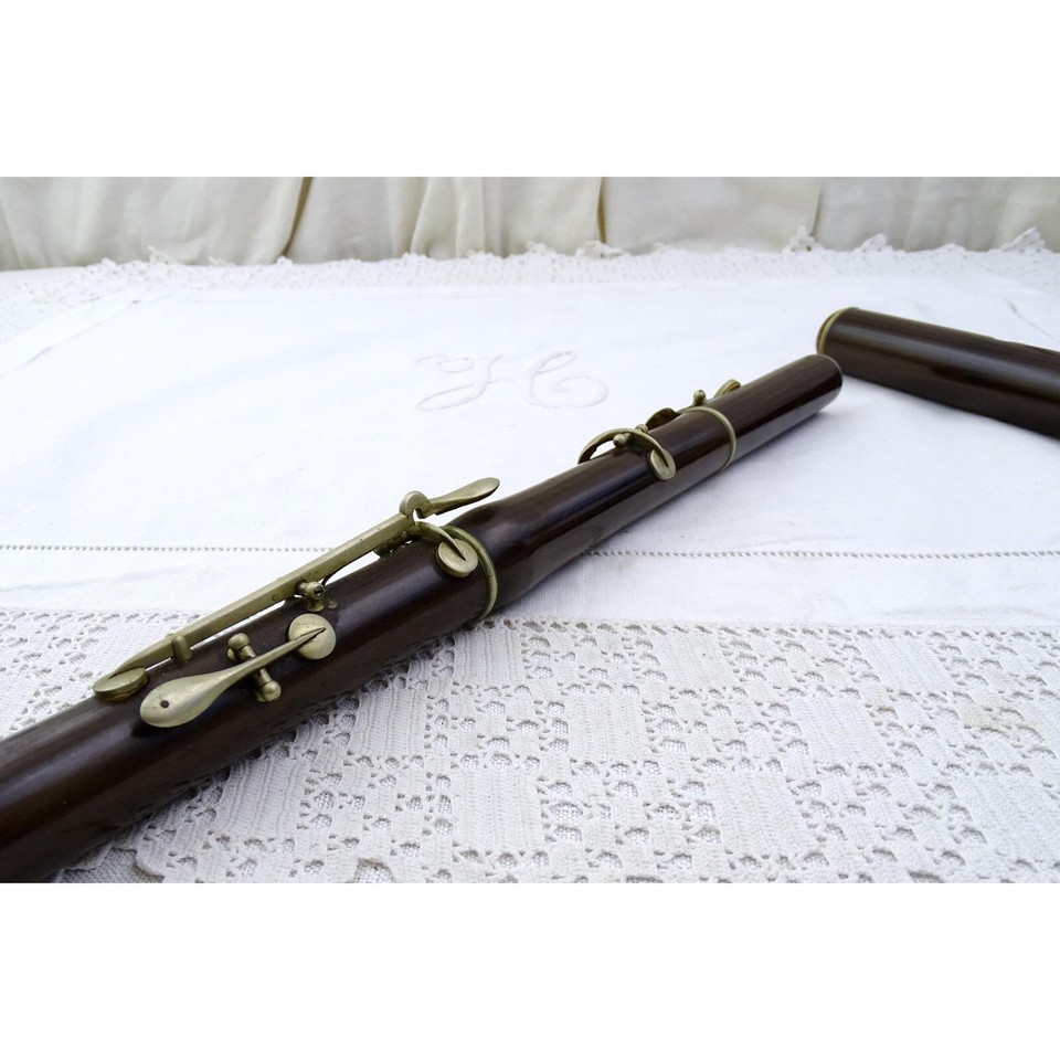 Antique Keyed Irish Wooden Flute by Masspacher Paris | eBay