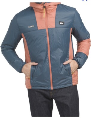 Quicksilver Instinct Rider Men’s Jacket packable NWT blue | eBay