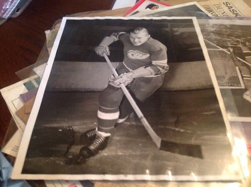 SYD HOWE 1941 DETROIT RED WINGS NHL HOCKEY PHOTO VIPERS OLYMPICS TIGERS ...
