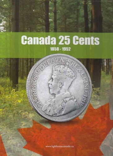 New Album For Collection Of Canada 25 Cent Coins 1858 1952 Lighthouse ...