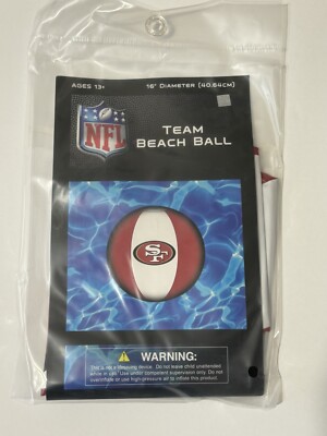 NFL 16" Team Logo Beach Ball San Francisco 49er - Pool Swim Summer | eBay