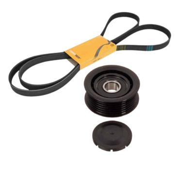 Drive Belt w/ Drive Belt Idler Pulley (Grooved) for MERCEDES ML350 ...