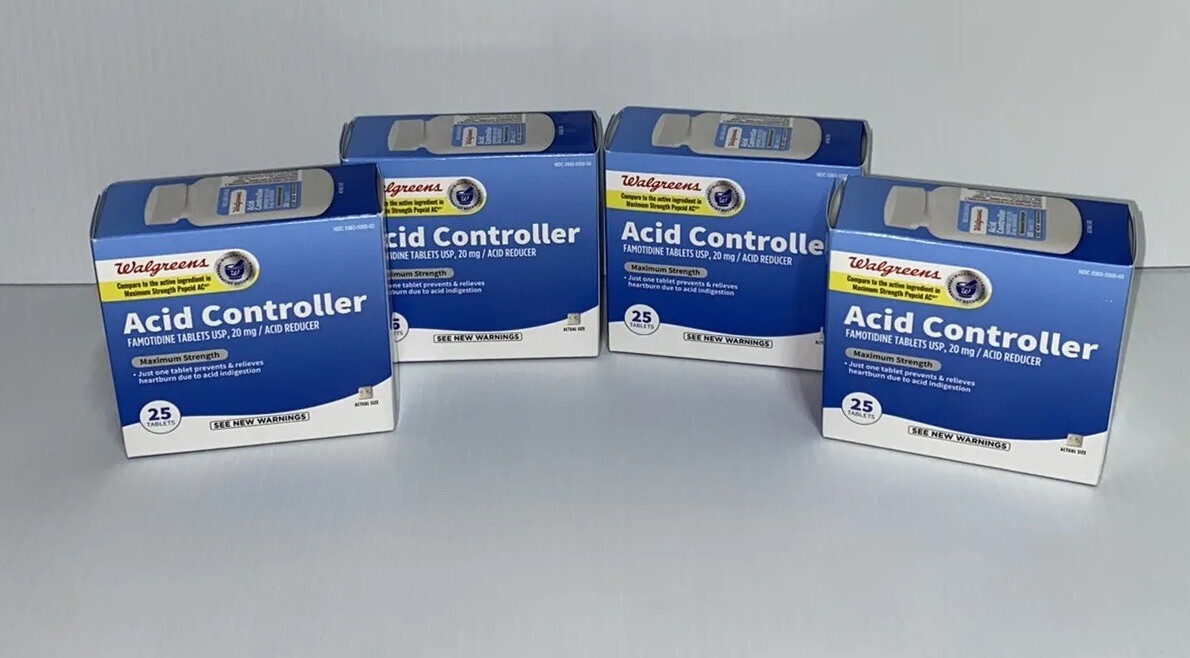 4 Walgreens Maximum Strength Acid Controller and Acid Reducer ...