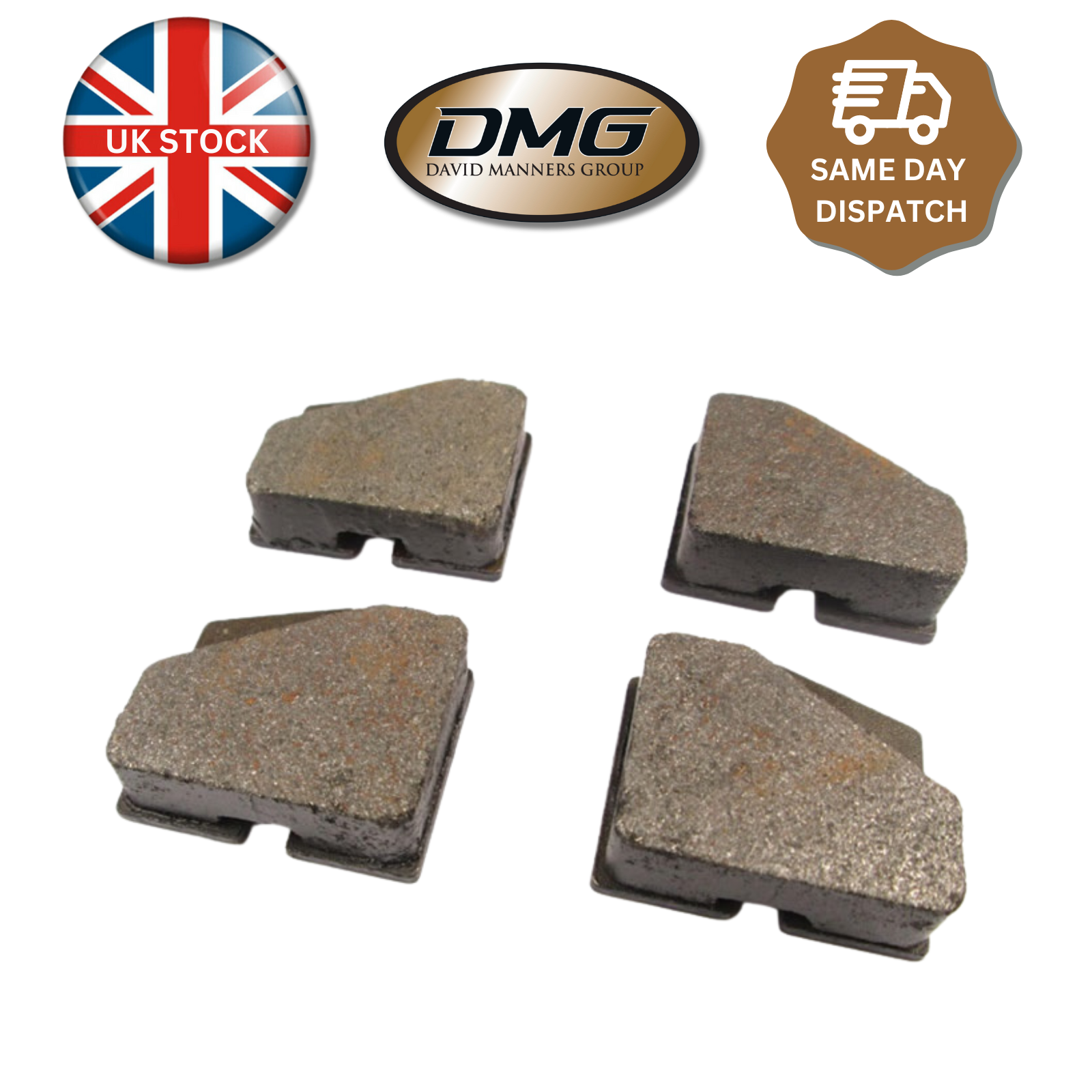 JAGUAR DAIMLER HANDBRAKE PADS JAGUAR E-TYPE, XJ, XJS IN-BOARD - JLM9518 ...