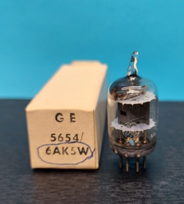 1- GE 6AK5W 5654 EF95 Vacuum Tube NOS/NIB Tested | eBay