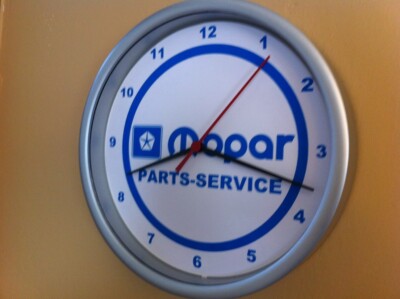 Mopar Hemi Motors Logo Auto Garage Bar Man Cave Silver Wall Clock | eBay