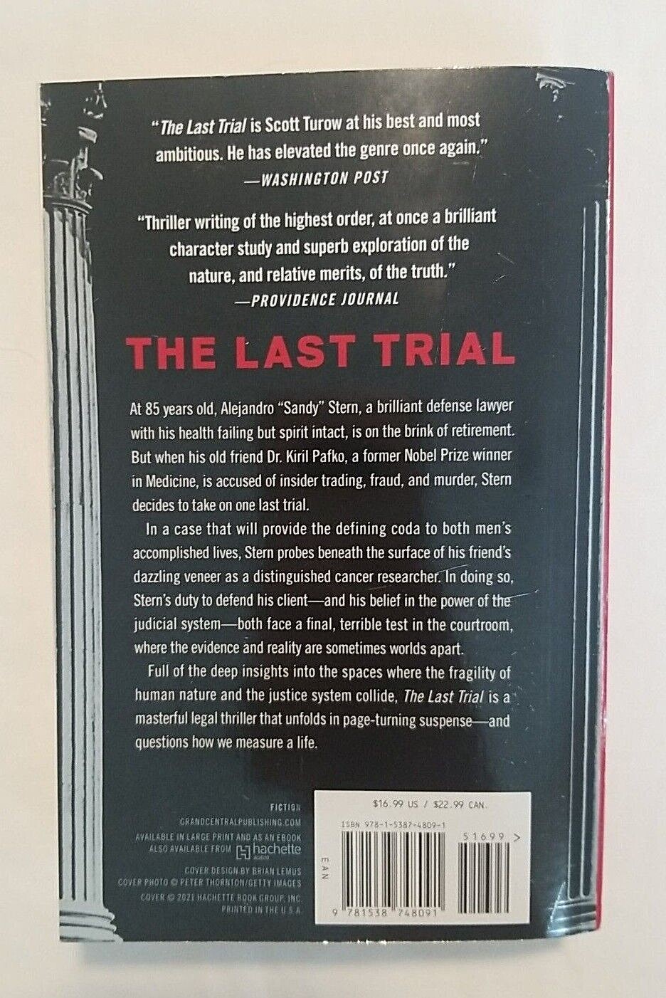 The Last Trial: Kindle County Legal Series; By Scott Turow (Paperback ...