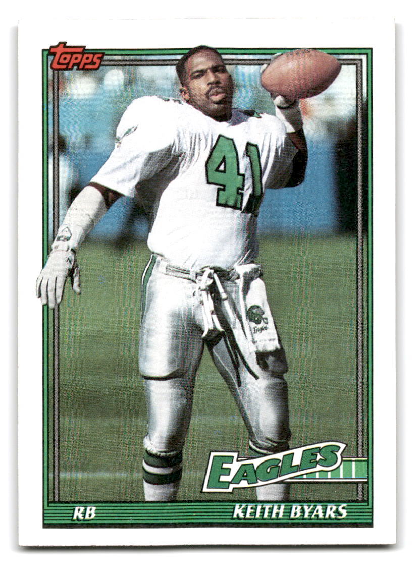 Keith Byars 1991 Topps FOOTBALL #217 Philadelphia Eagles | eBay