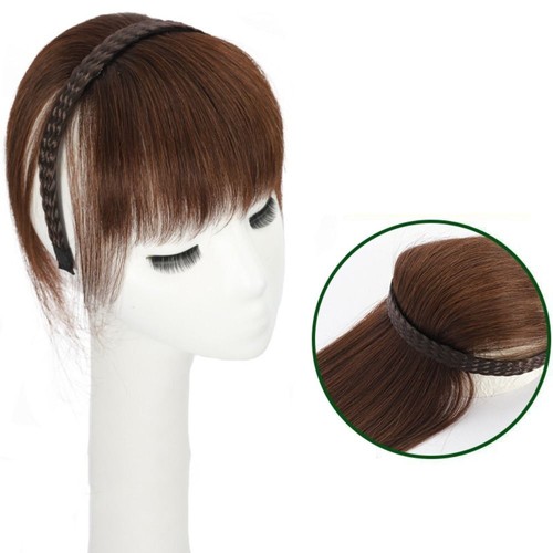 Invisible Bangs Headband 4 Colours Wig Bangs Headband Natural Hair Clip ...