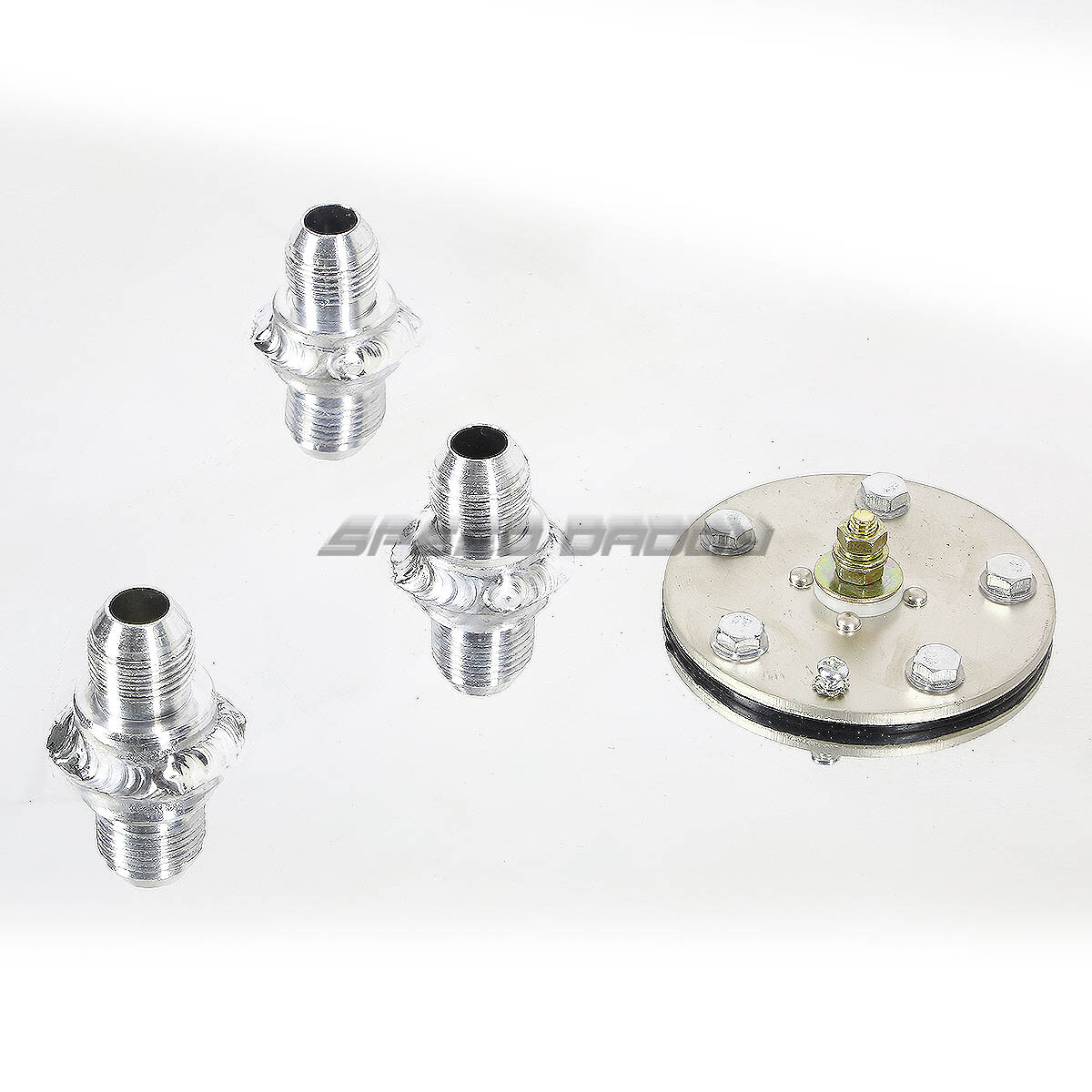 17 GALLON TOP-FEED SLIM ALUMINUM FUEL CELL GAS TANK+LEVEL SENDER+STEEL ...