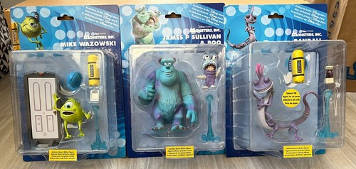 Monsters Inc Disney Store Figure 2001 Sulley Boo Randall Mike Wazowski ...