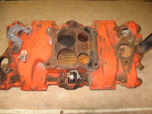 1968 Chevy Cast Iron Intake Manifold For Q-Jet 4bbl Part #3875954 | eBay