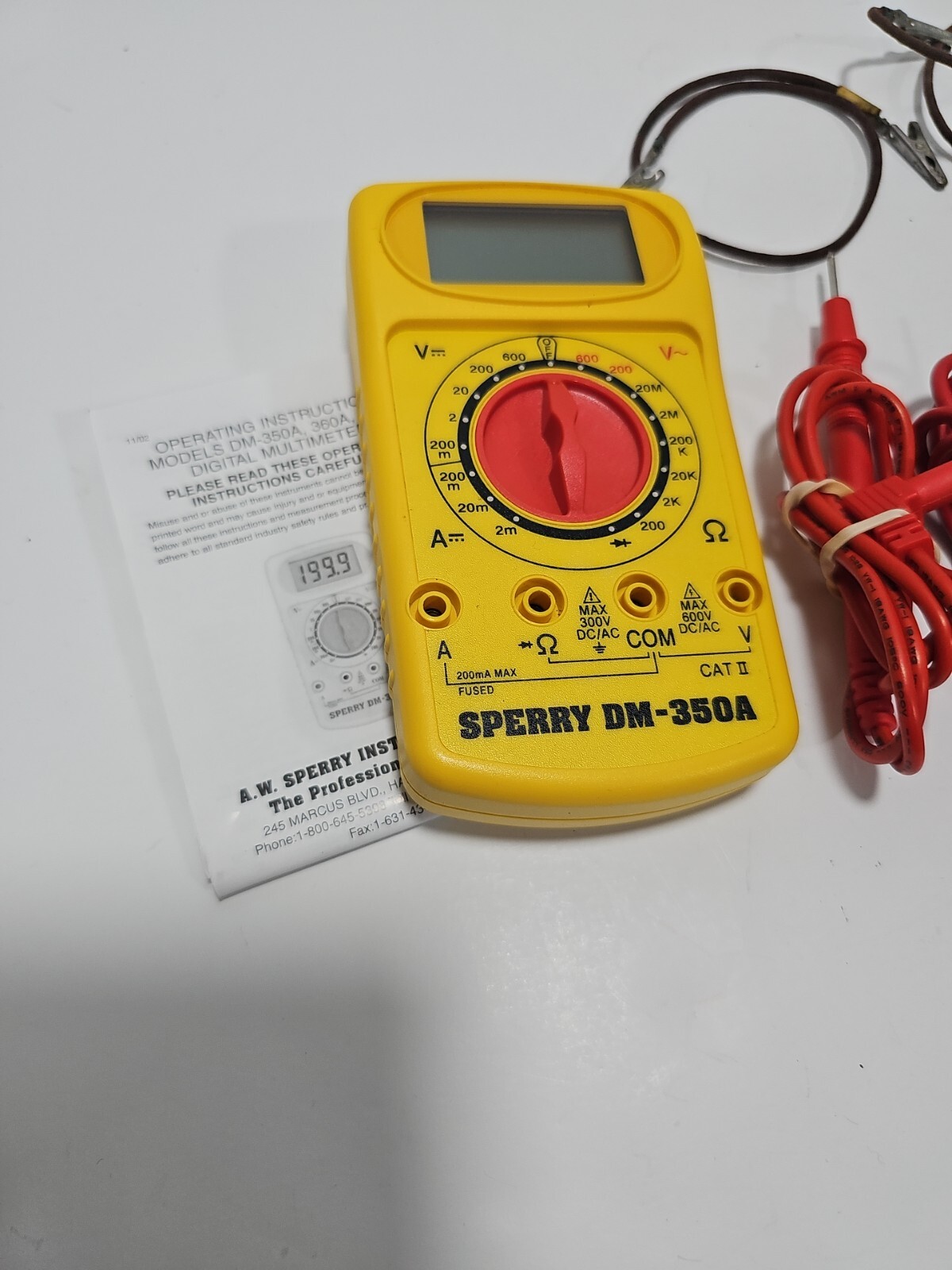Sperry Dm-350a Digital Multimeter 4d31 for sale online | eBay