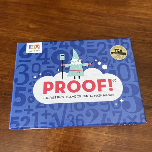 Proof! The Fast Paced Game Of Mental Math Magic (2021, The Master ...