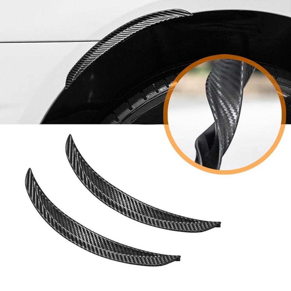 Carbon Fibre Look Wheel Eyebrow Splash Guards Protect Your Car's Paint ...