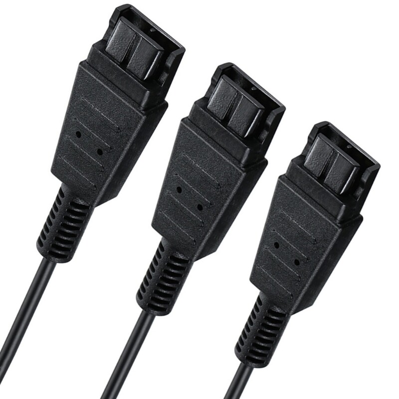 Y Type QD Cable 1 to 2 Splitter Quick Disconnect Cord Earphone Cable ...